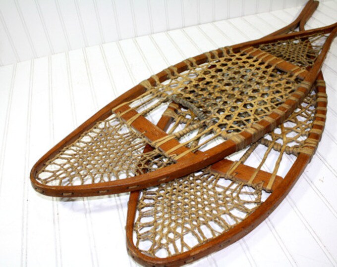 Vintage Snowshoes / Antique Snowshoes - Etsy