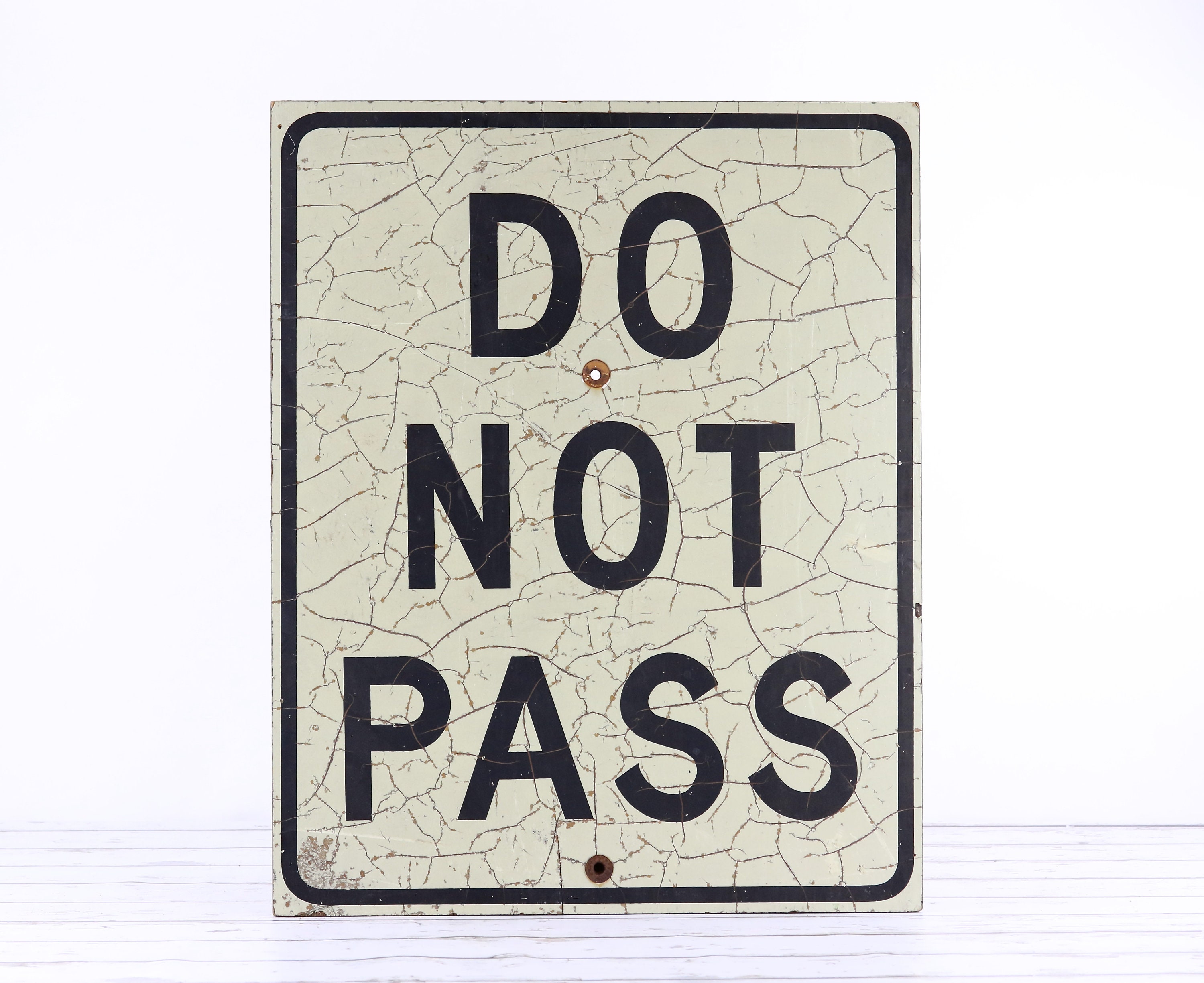 Do Not Pass Sign