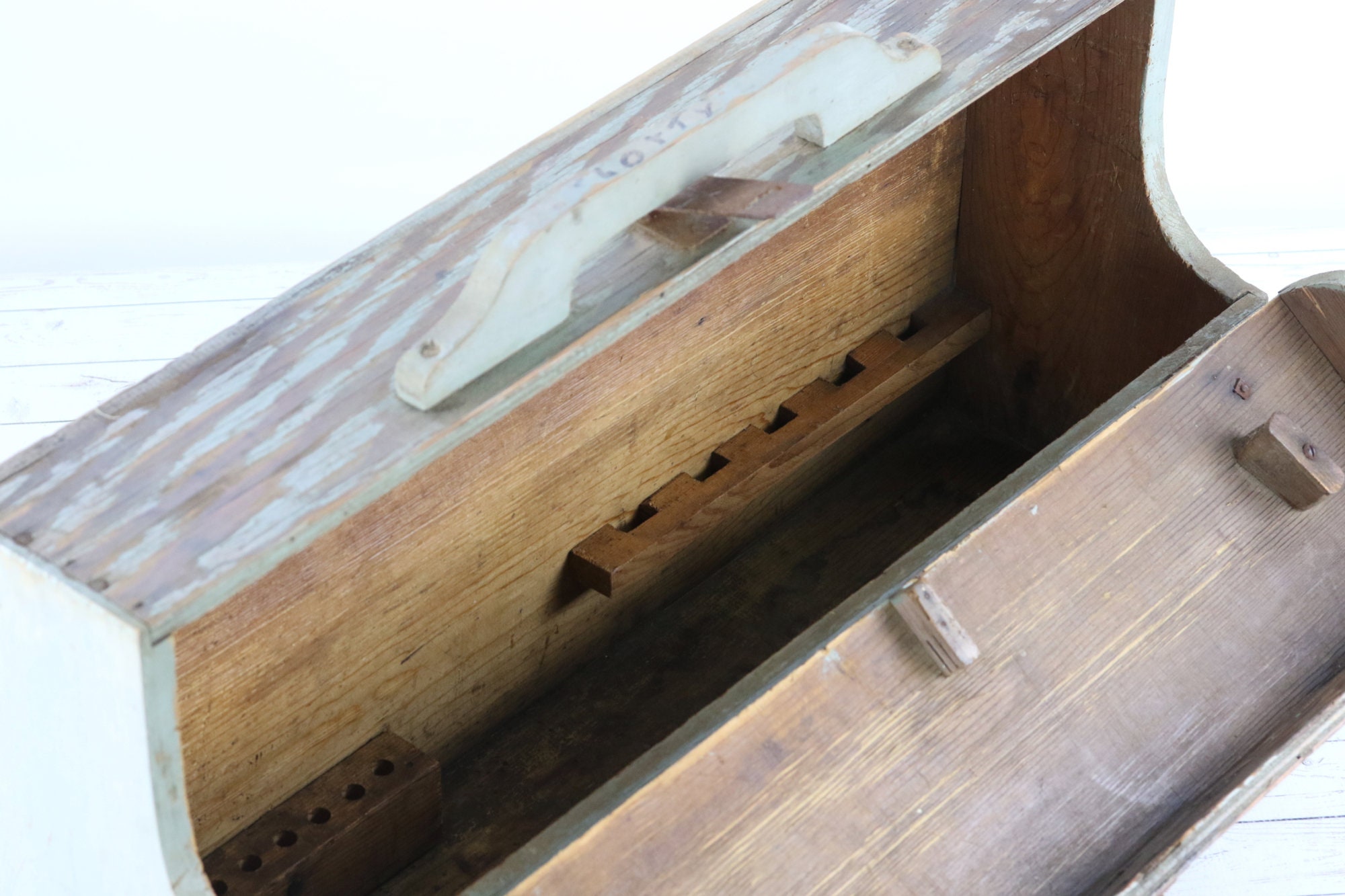 Vintage Tool Chest Vintage Wooden Tool Box Farmhouse Decor | Etsy