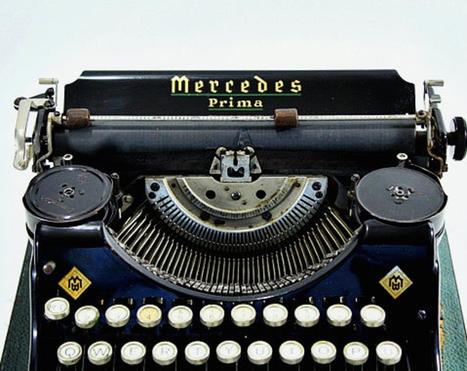 Vintage Mercedes Prima Typewriter Circa 1934 - Etsy