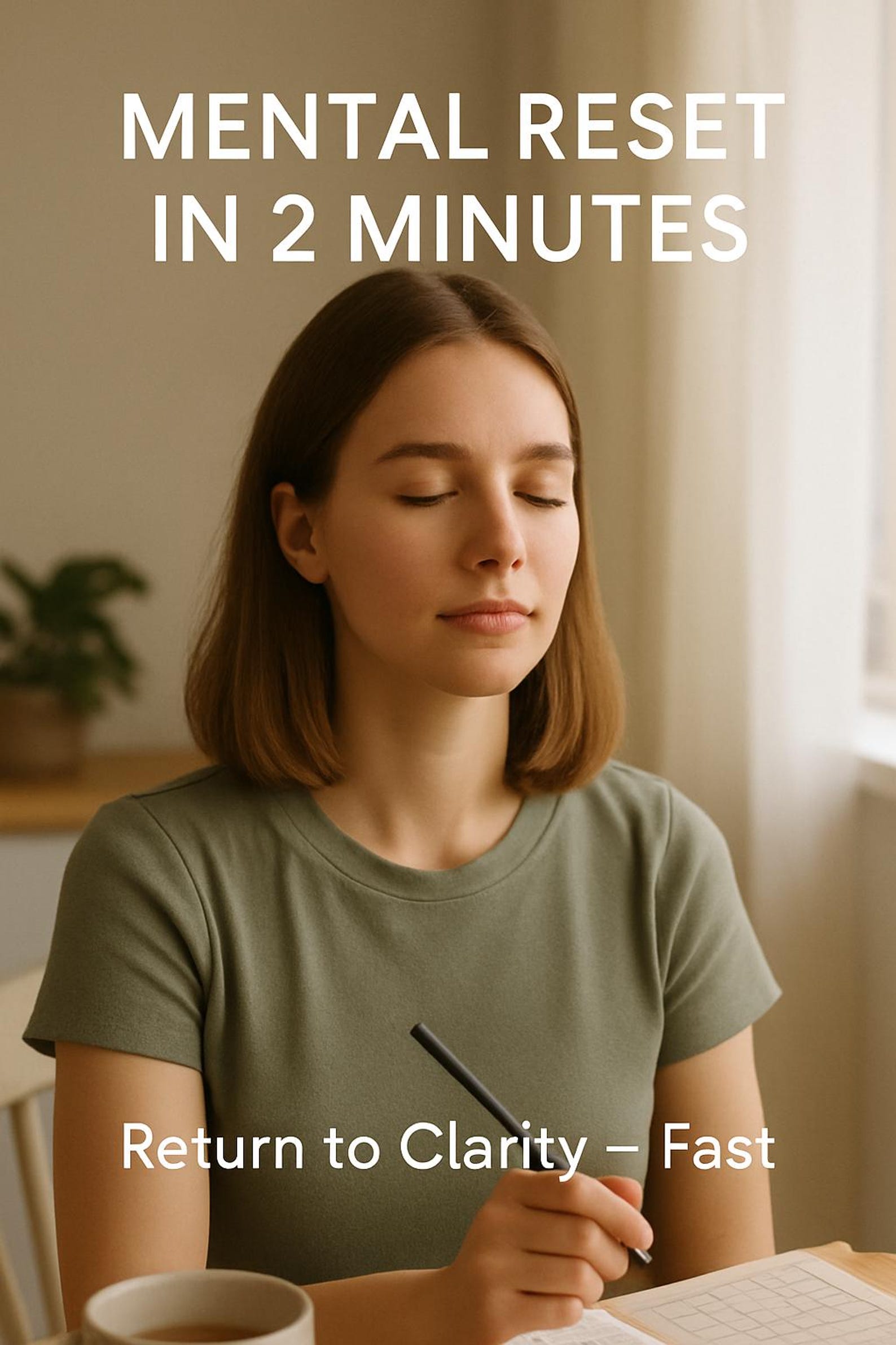Mental Reset in 2 Minutes – Printable Toolkit for Daily Clarity & Focus ...