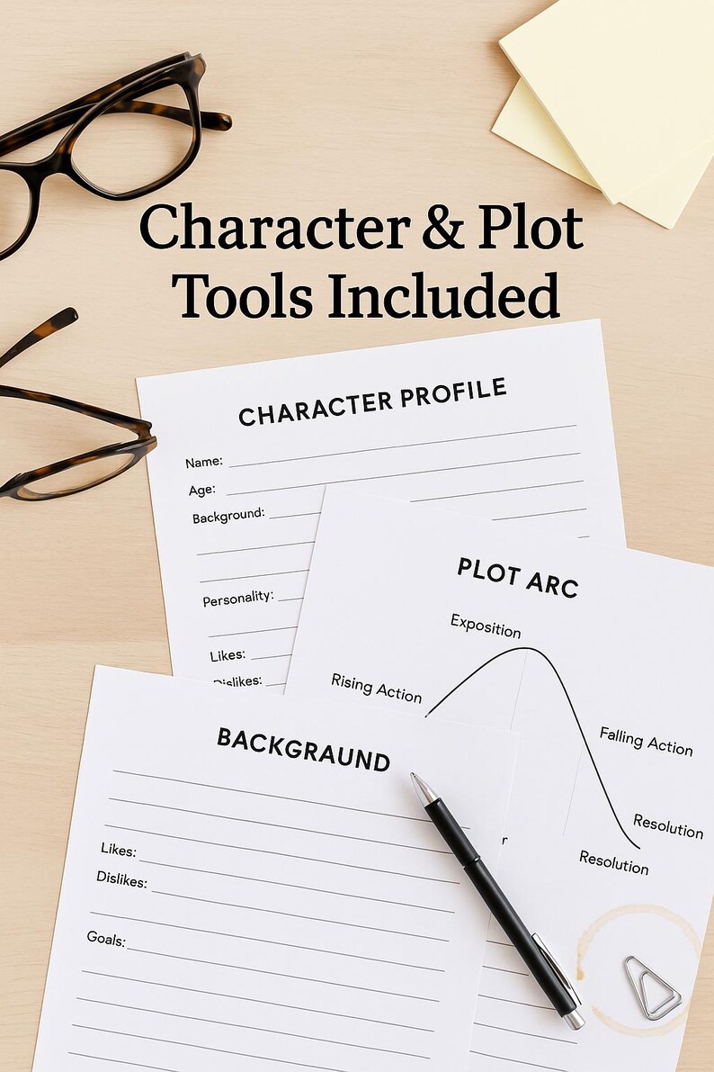 Story Builder Companion Pack | Printable Writing Tools for Characters ...