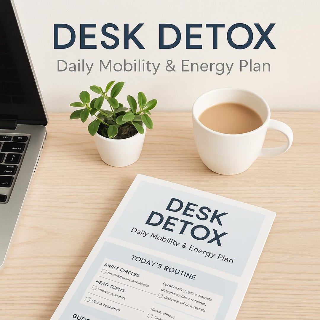 Desk Detox – Daily Mobility and Energy Plan for Office Workers ...