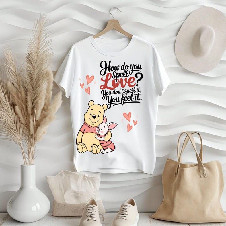 Winnie the Pooh PNG -“how Do You Spell Love?”–perfect for T-shirts ...