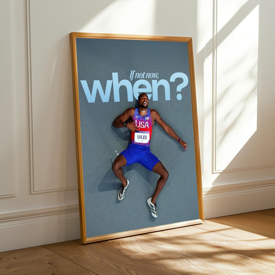 Motivational USA Sprinter Poster Noah Lyles - Etsy
