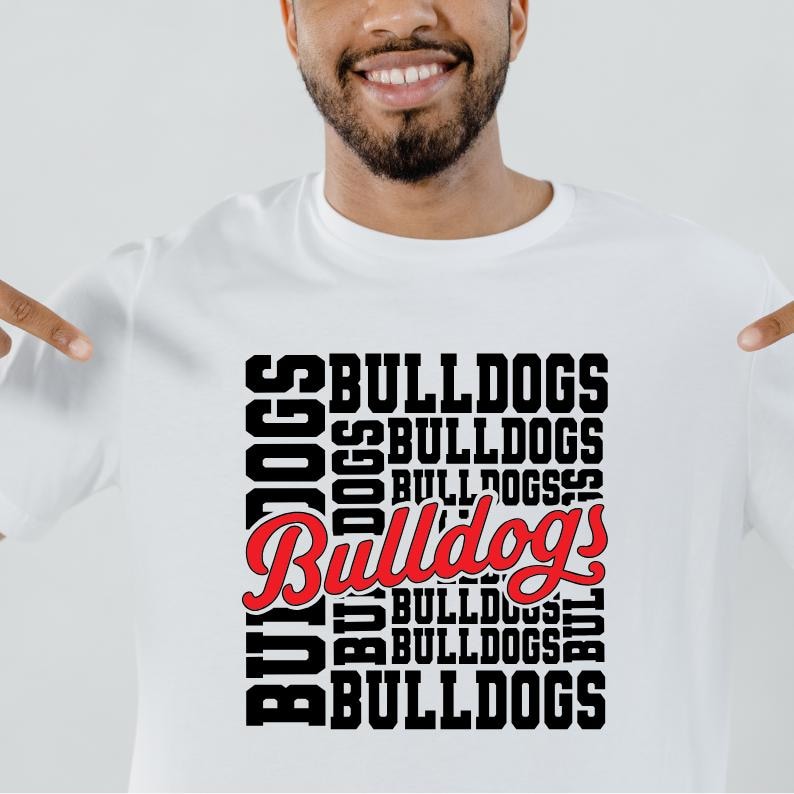 Bulldog SVG Bundle: Mascot Designs for Crafts & Sublimation (digital ...
