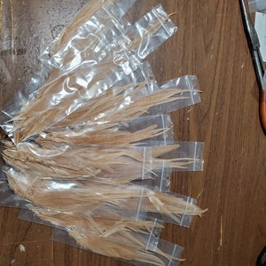 24 Light Ginger Feathers 3 to 10 Inches Craft Feathers Saddle Hackle - Etsy