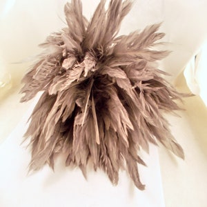 Feathers Strung Schlappen Dyed Blue Dun Grey Gray 4 T0 6 Inches Fly ...