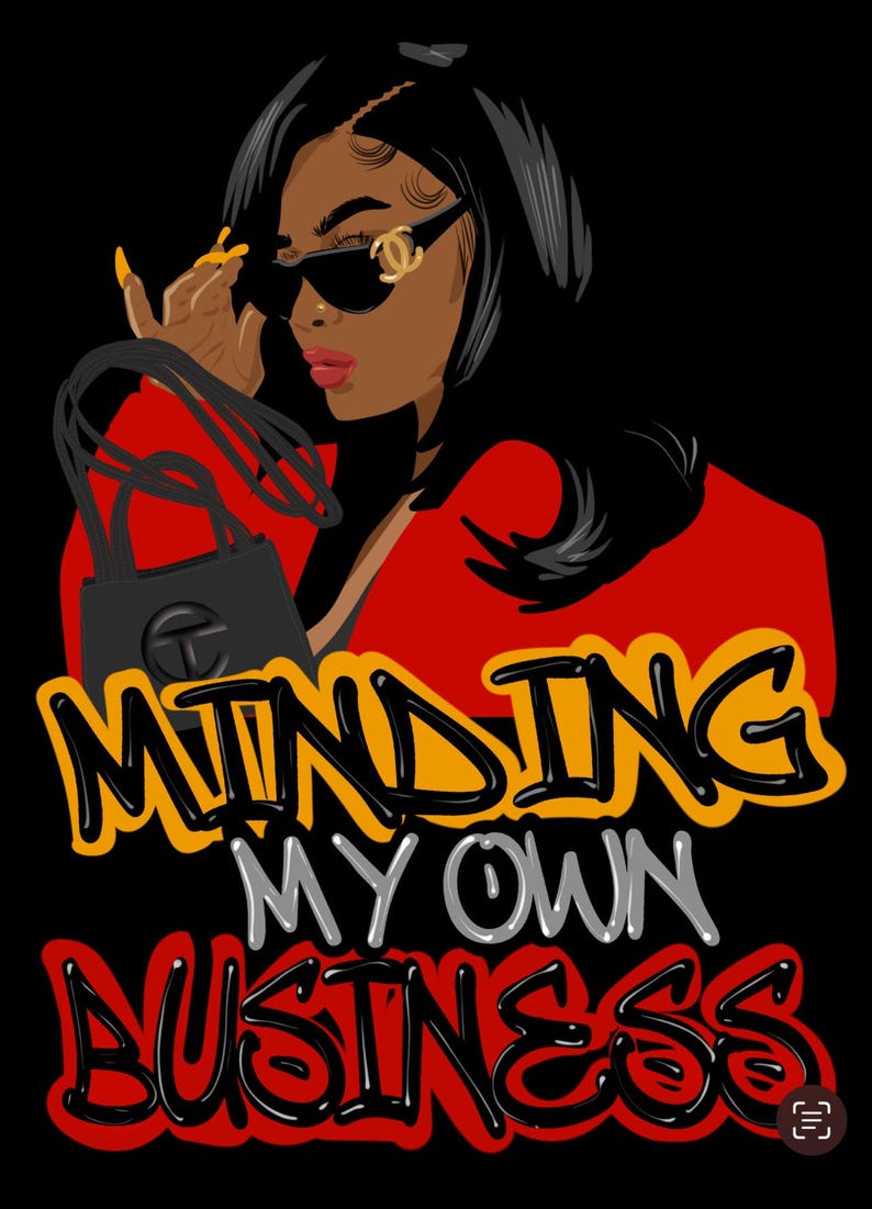 Minding My Own Business Png - Etsy