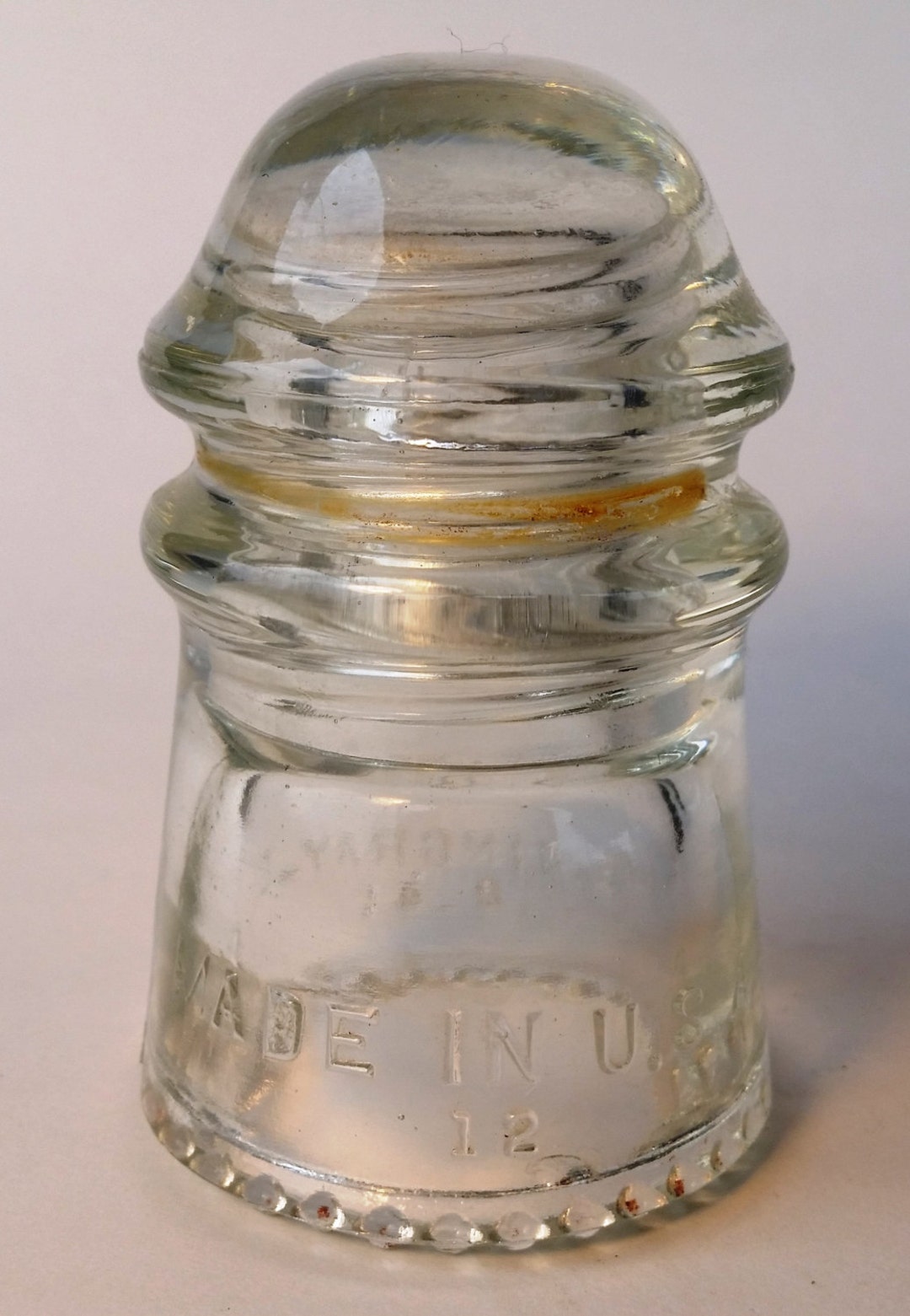 Clear Glass Insulator Made in USA Hemingray Electric - Etsy