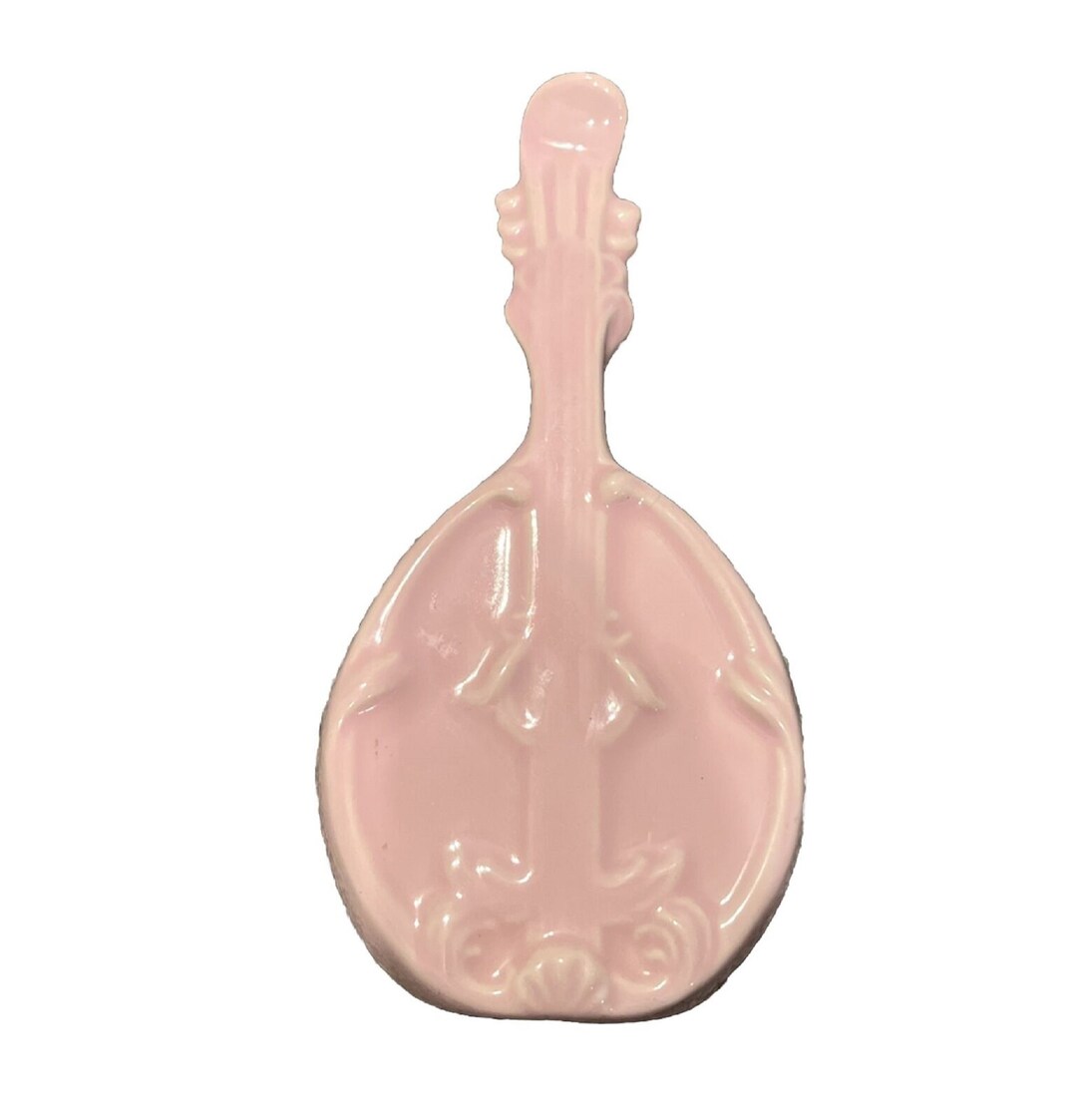 Vintage Hull Pottery Mayfair #84 Mandolin Pink 7 1/2" Wall Pocket ...
