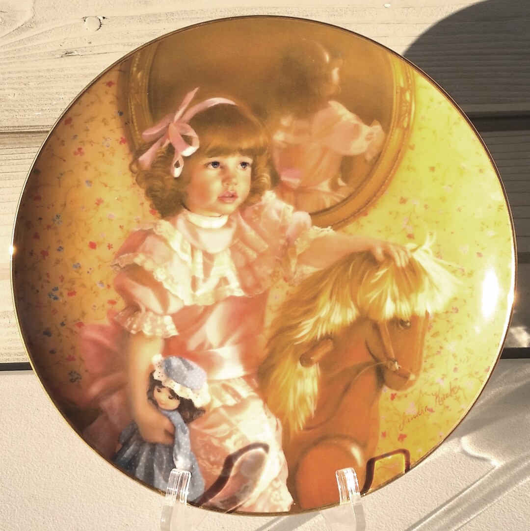 Collector Plate Amy's Magic Horse Sandra Kuck Reco Plates Days Gone by ...