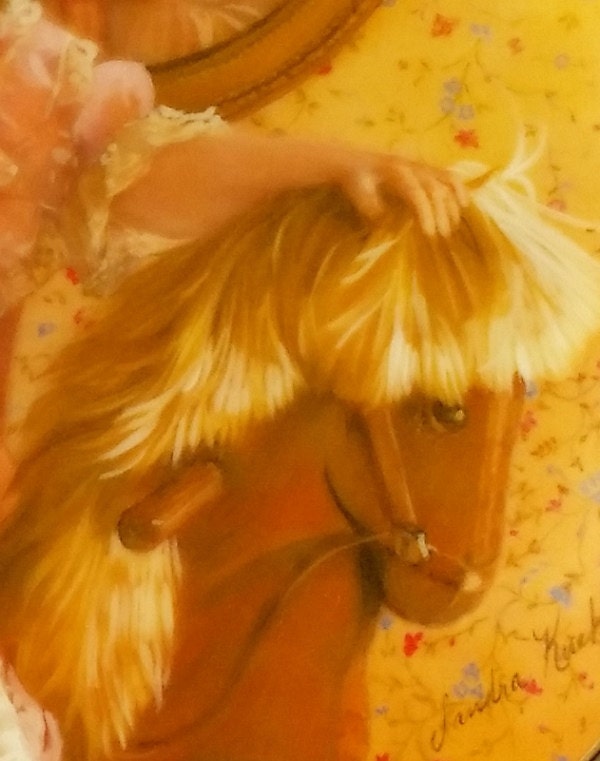 Collector Plate Amy's Magic Horse Sandra Kuck Reco Plates Days Gone by ...