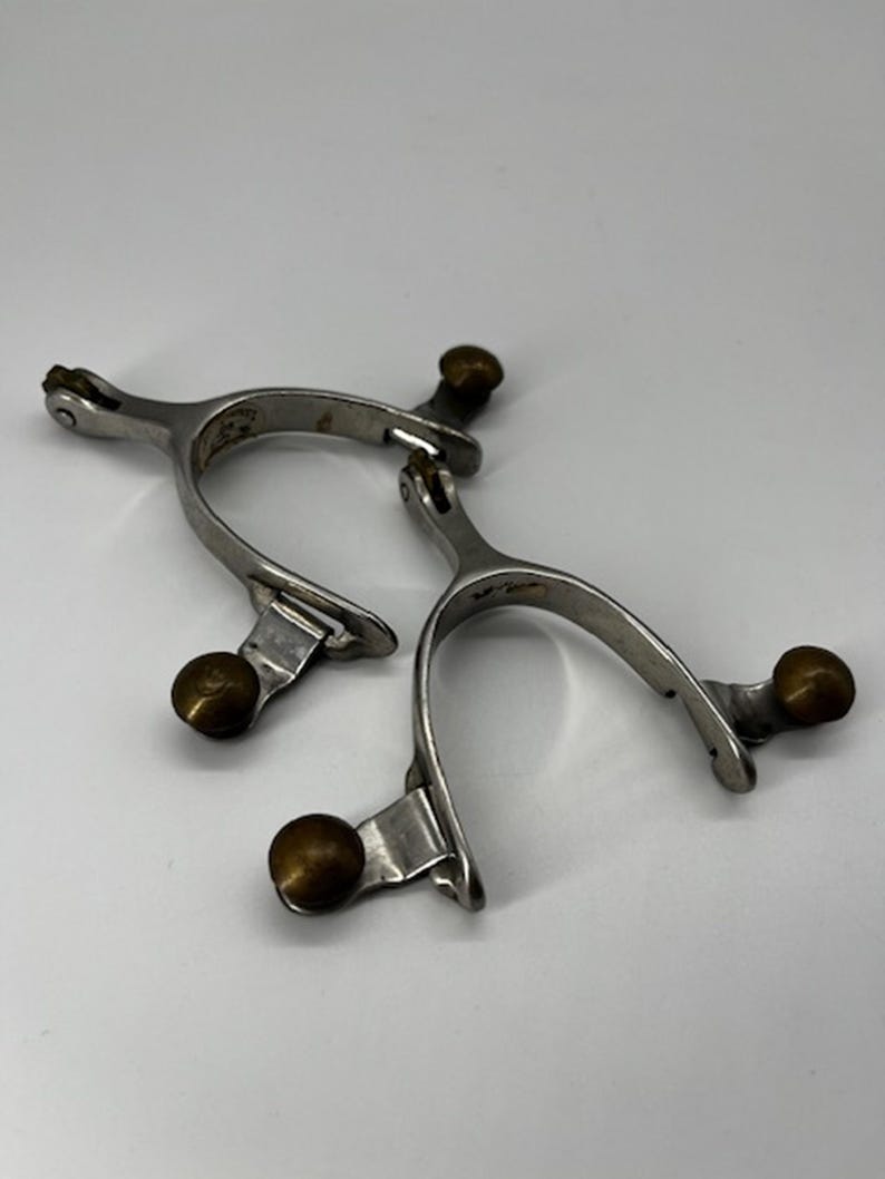 Vintage Kids Spurs Action Company Real Working These Are No Toys Silver ...