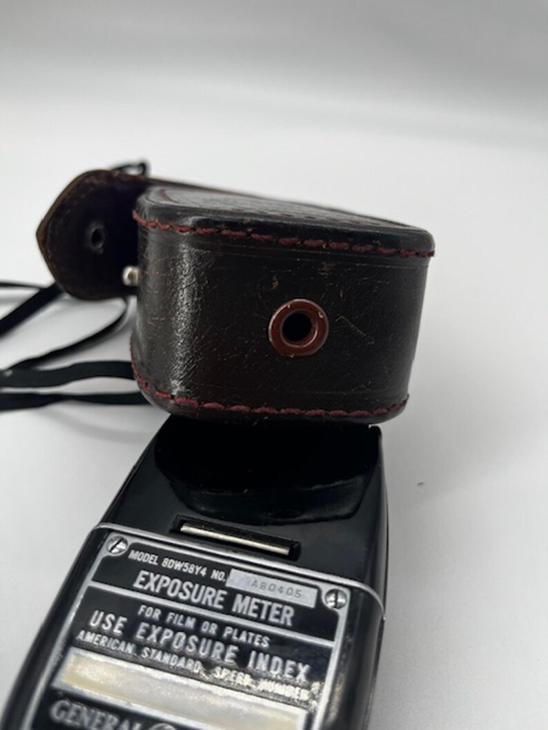 Vintage General Electric GE Light Exposure Meter 8DW58Y5 Leather Pouch ...