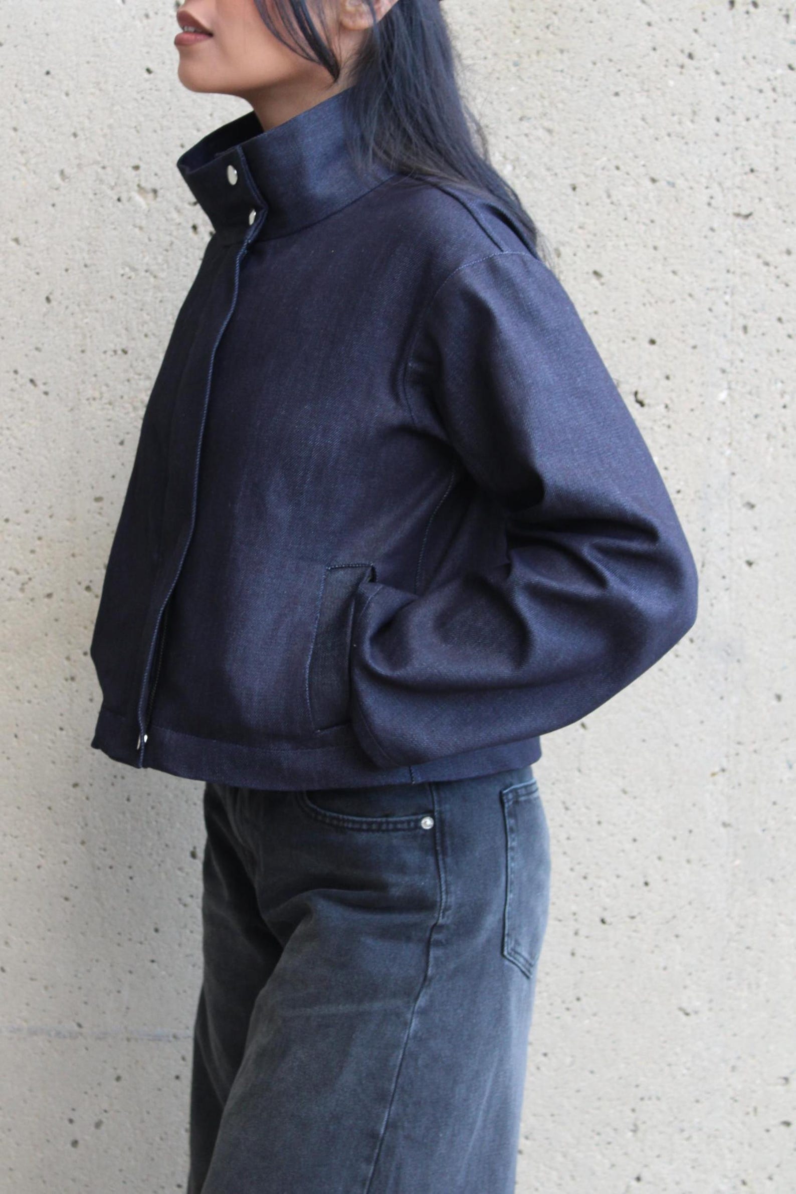 Weekday Jacket PDF Sewing Pattern | Unisex Jacket With Funnel Collar - Etsy
