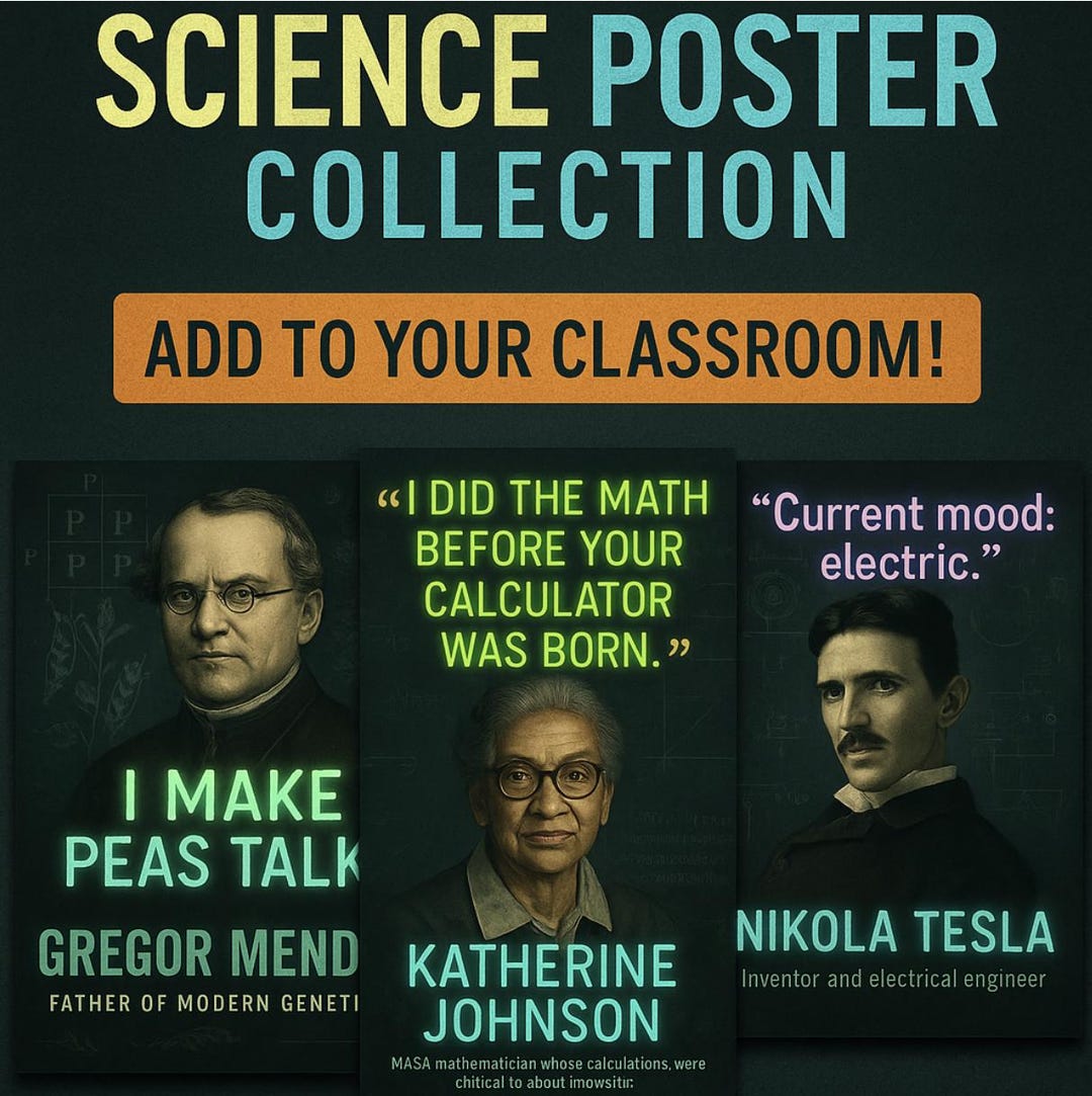 Lab Style Science Posters – STEM Icons With Quotes - Etsy