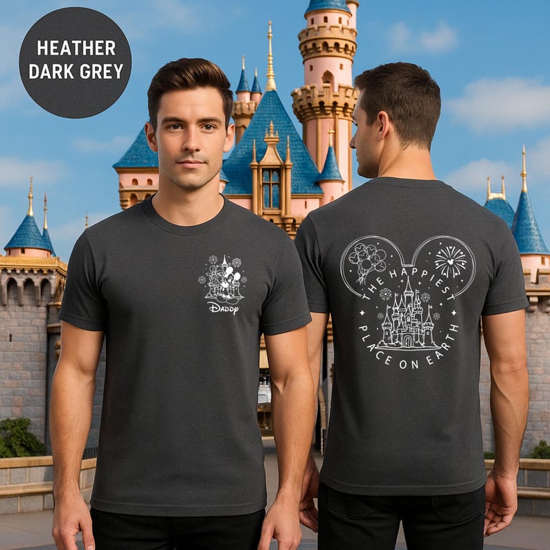 Personalized Disney Castle Vacation Shirt – Front & Back Print - Etsy