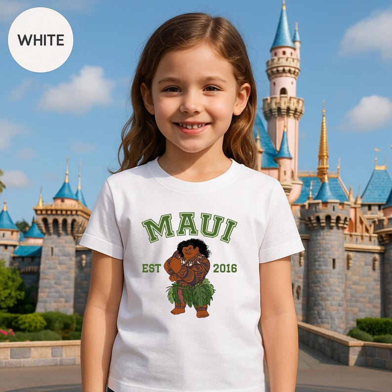 Maui Disney Vacation Shirt – Polynesian Demigod Kids T-shirt - Etsy UK