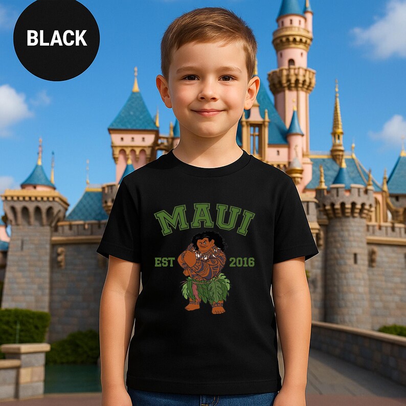 Maui Disney Vacation Shirt – Polynesian Demigod Kids T-shirt - Etsy UK