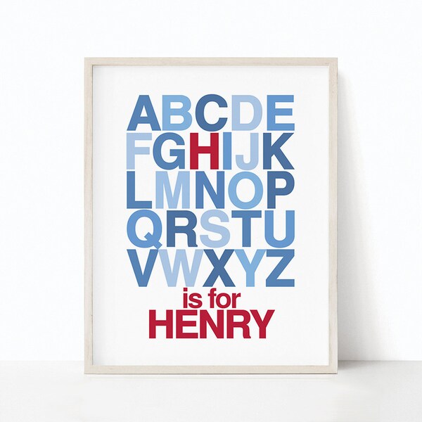 Red Blue Nursery - Etsy