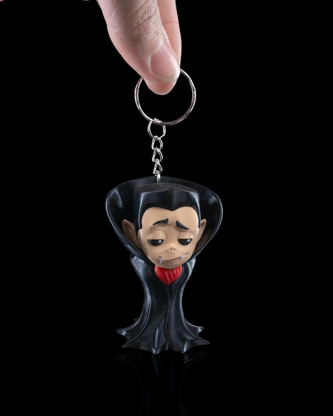 Darkula the Vampire Keychain / Bag Charm - Etsy