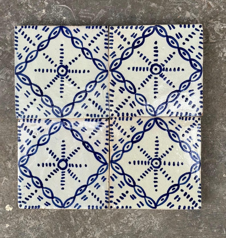 Zellige Moroccan Tiles – Handmade Tile – Perfect for Backsplash, Shower ...
