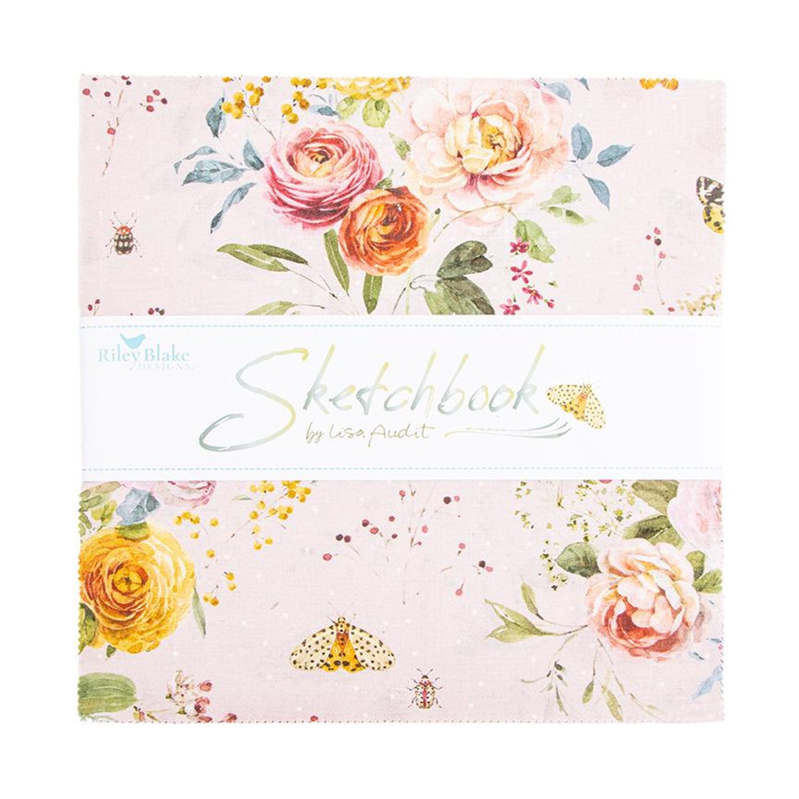 Sketchbook 10 Inch Stacker Layer Cake (42 Pieces) - Spring Fabric ...