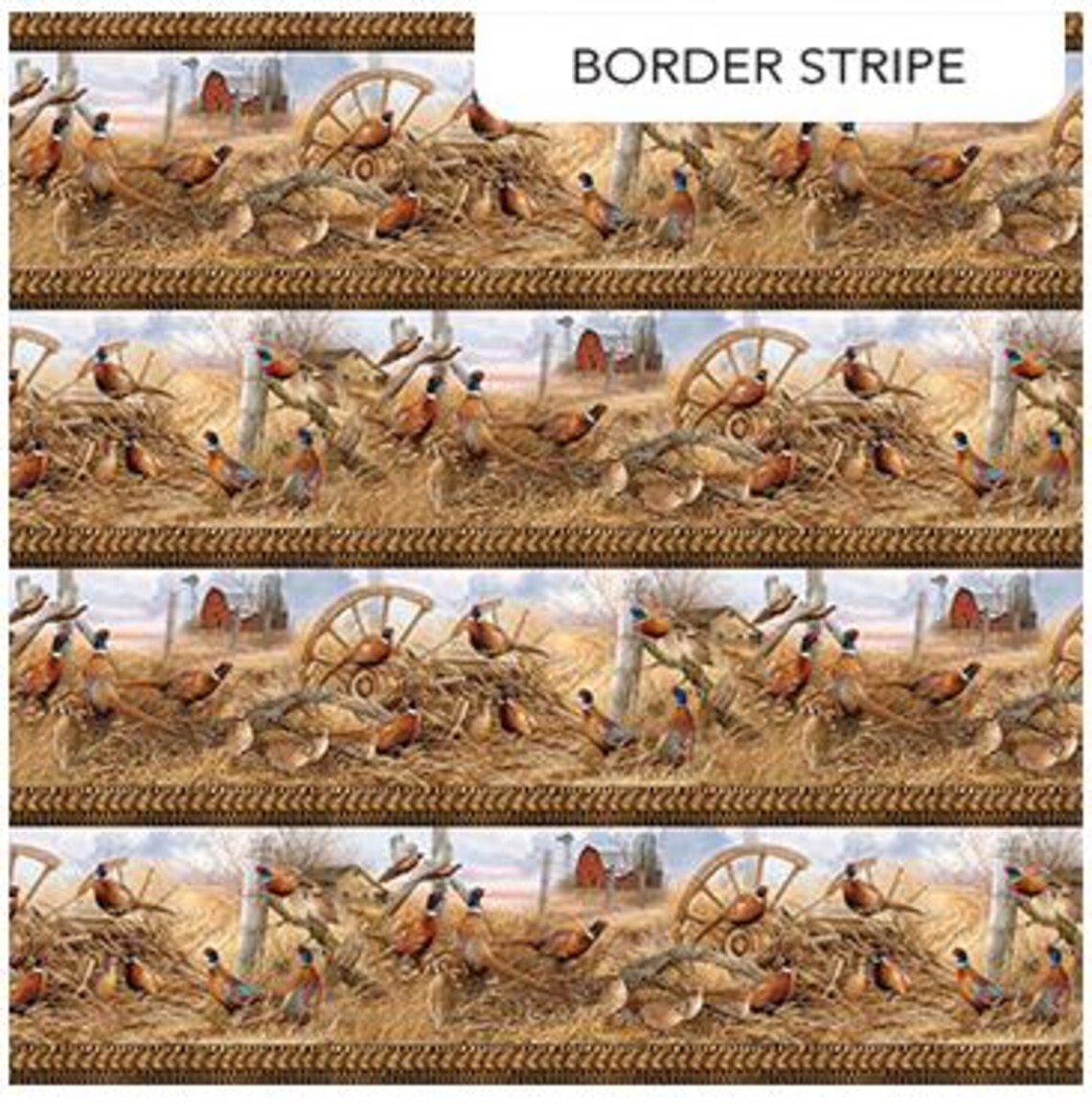 Pheasant Quilt Kit, Feathers and Rings - Pheasant Grove Fabric ...