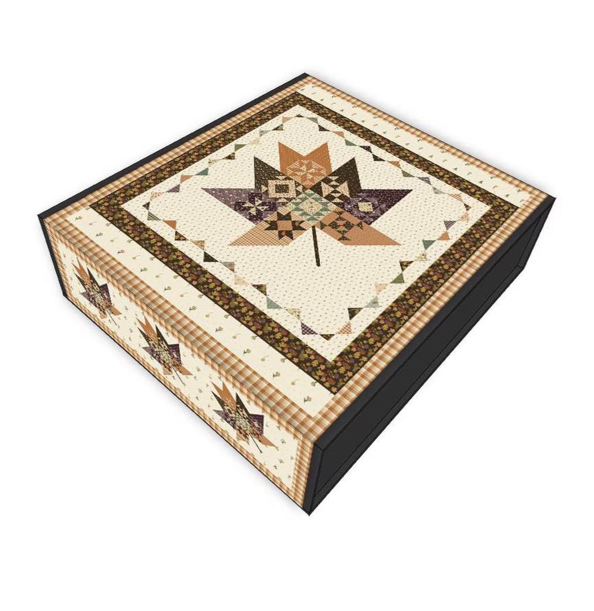 Pressed Leaves Quilt Kit - Awe of Autumn Fabric Collection by Sandy ...