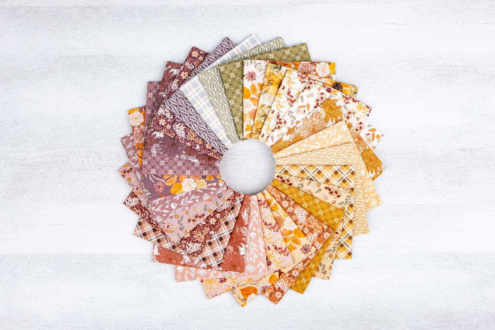 Prairie Leaves Quilt Kit: Evening on the Prairie Fabric Collection by ...
