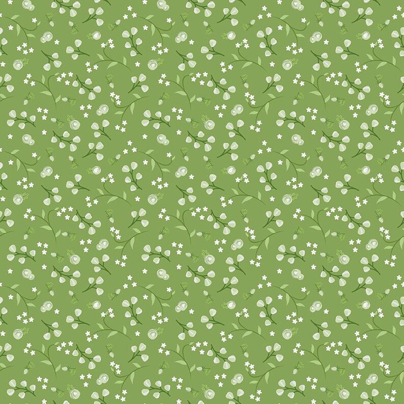 Village Green Quilt Kit, Spring Floral and Plaid: Front Porch Fabric ...