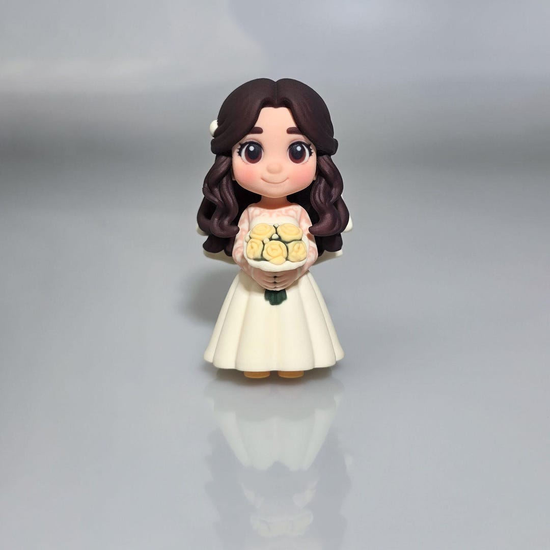 Custom 3D Printed Action Figure From Photo - Personalized Cartoon Mini ...