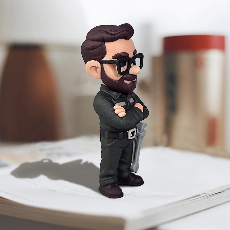 Custom Action Figure From Photo, Personalized Mini Toy With Tools ...