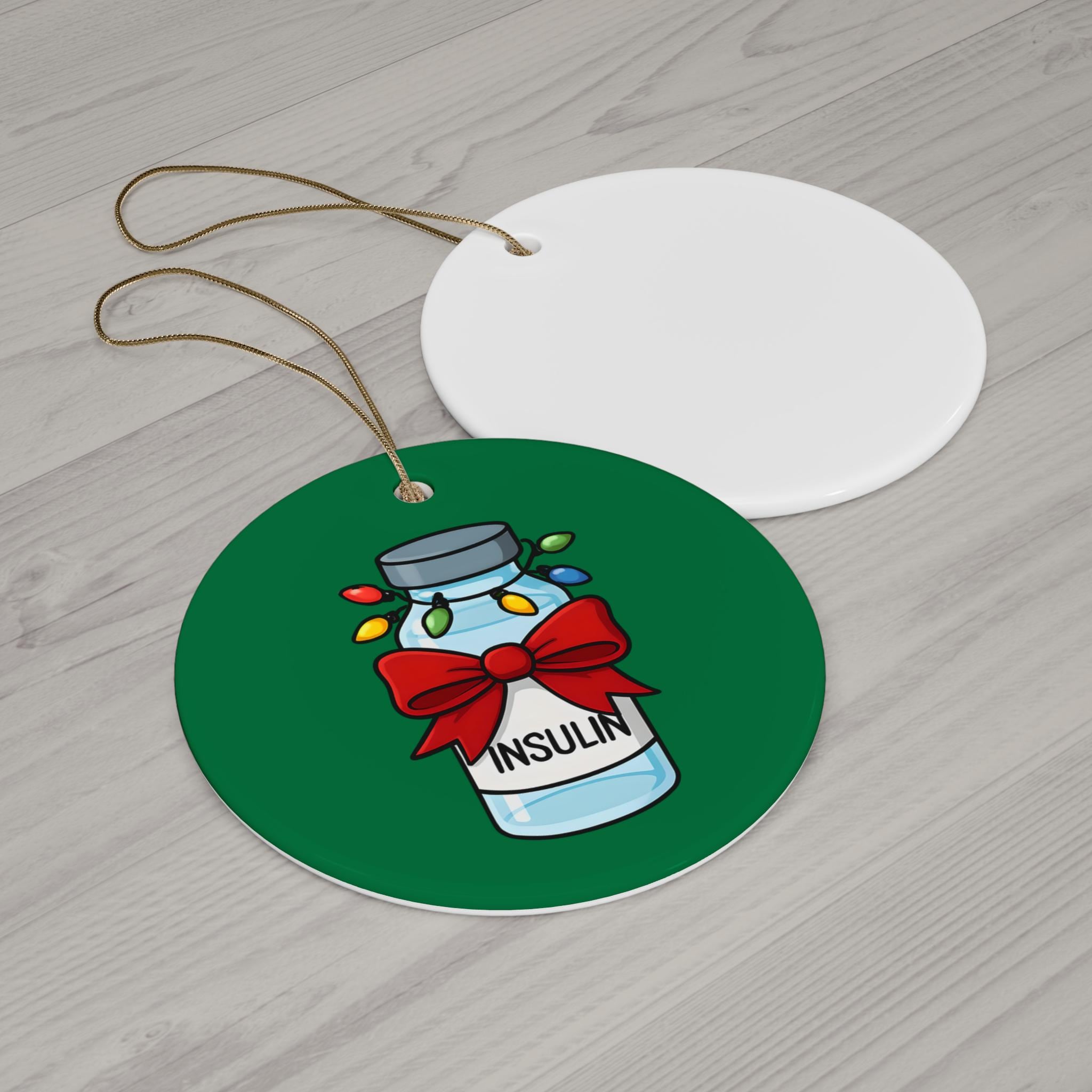 Insulin Vial Christmas Ornament | T1D Holiday Ornament | Diabetes ...