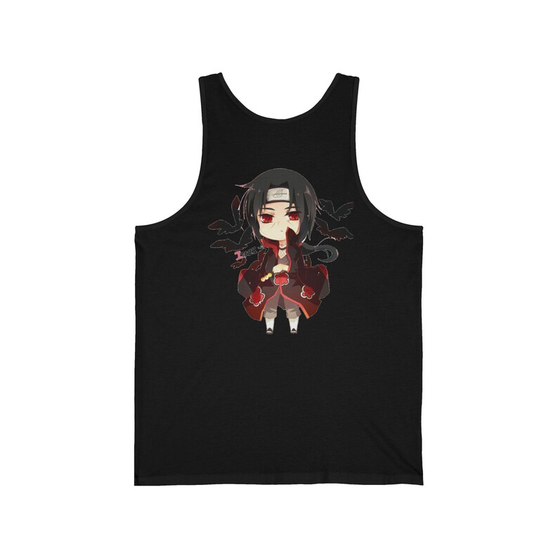 Anime Tank Top for Naruto Fans, Unisex Jersey Tank, Itachi Gym Lift ...