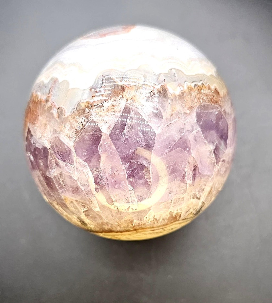 Crazy Lace Amethyst Sphere - Etsy
