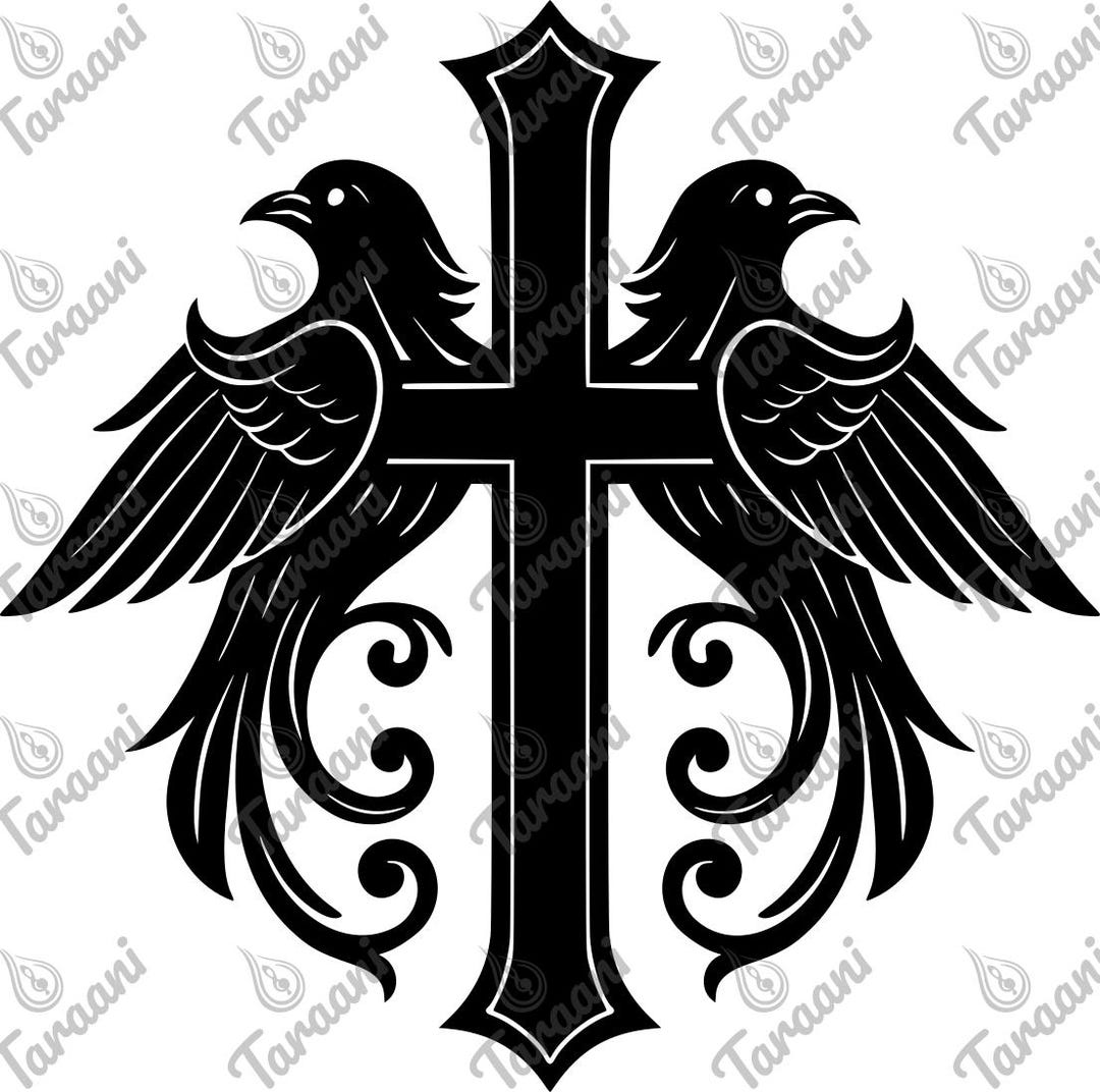 Cross With Birds - Etsy