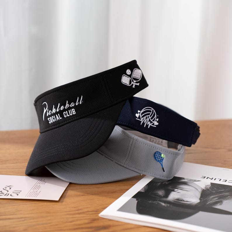 Custom Embroidered Visor With Your Text Personalized Womens Visor Beach ...