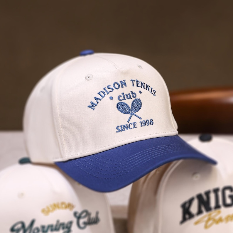 Personalized Trucker Cap, Custom Embroidered Hat, Custom Text Dad Hat ...