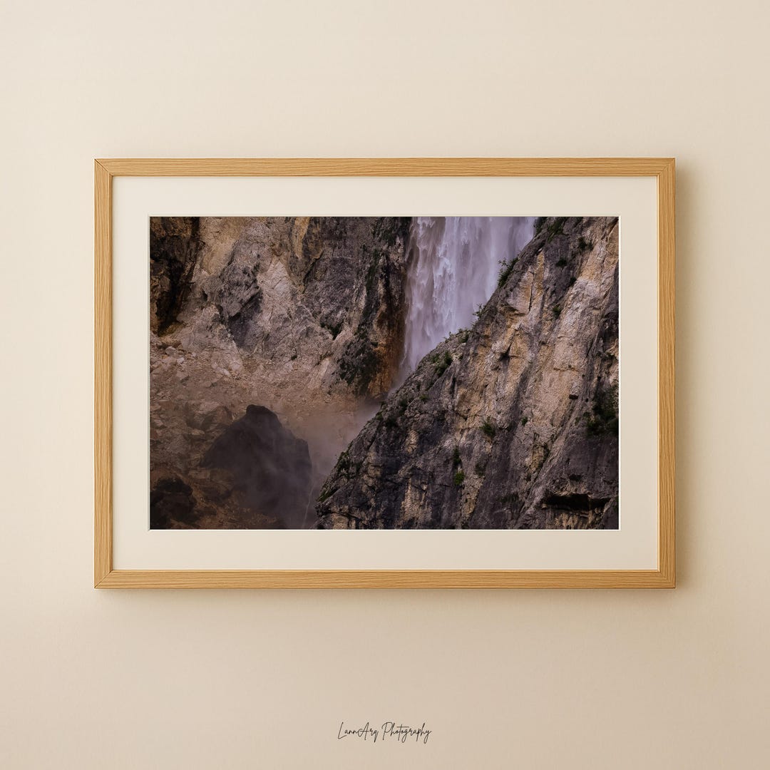 Boka Waterfall Photo Print – Soča Valley, Slovenia Landscape Wall Art ...