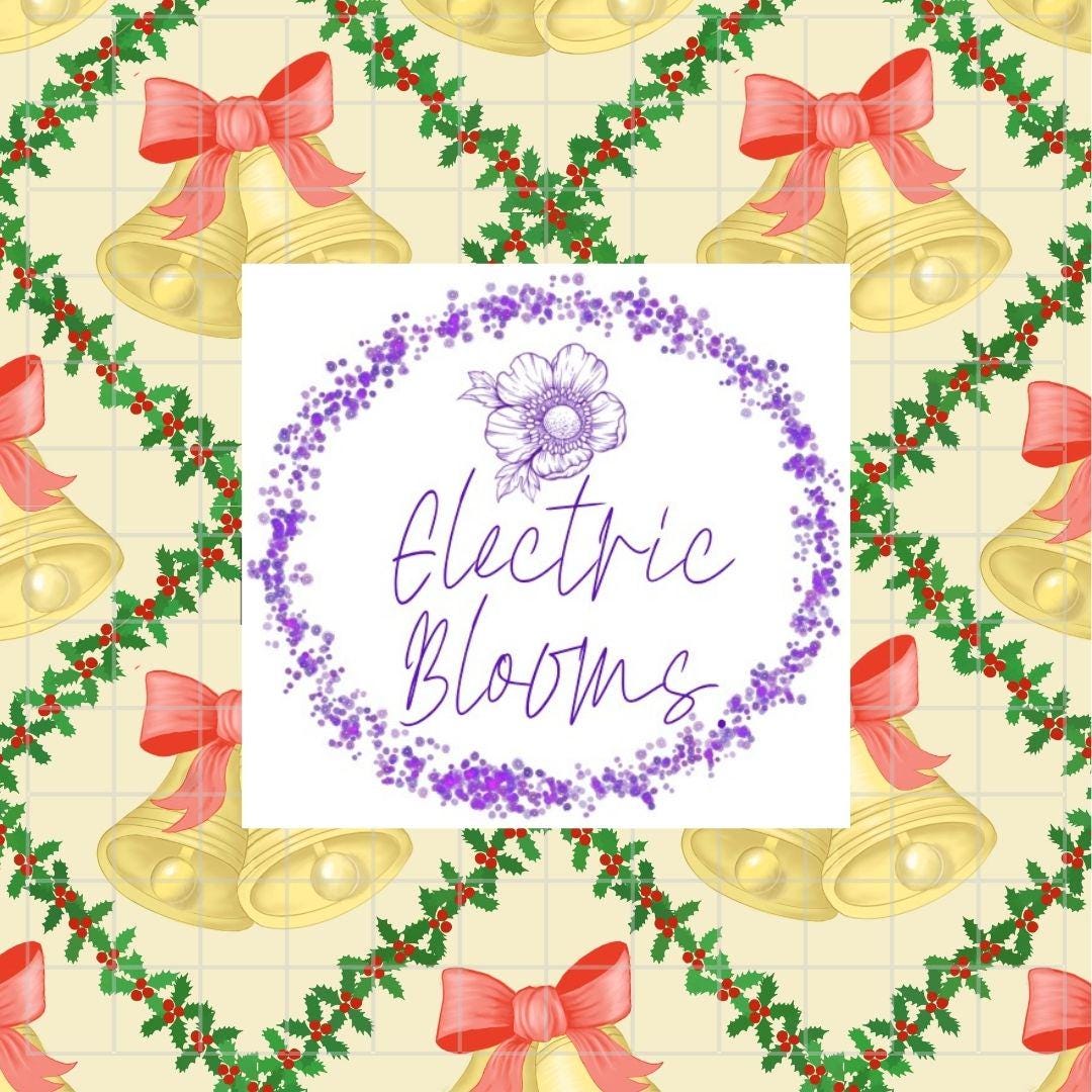Vintage Christmas Bells Digital Paper | Festive Seamless Pattern With ...