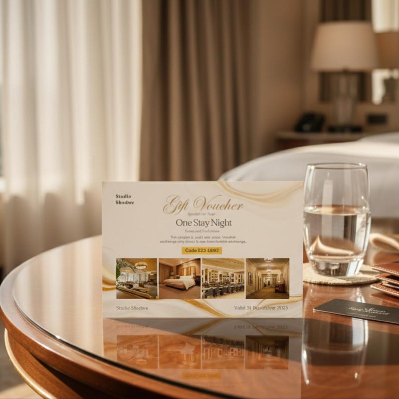 Hotel Spa Voucher - Etsy