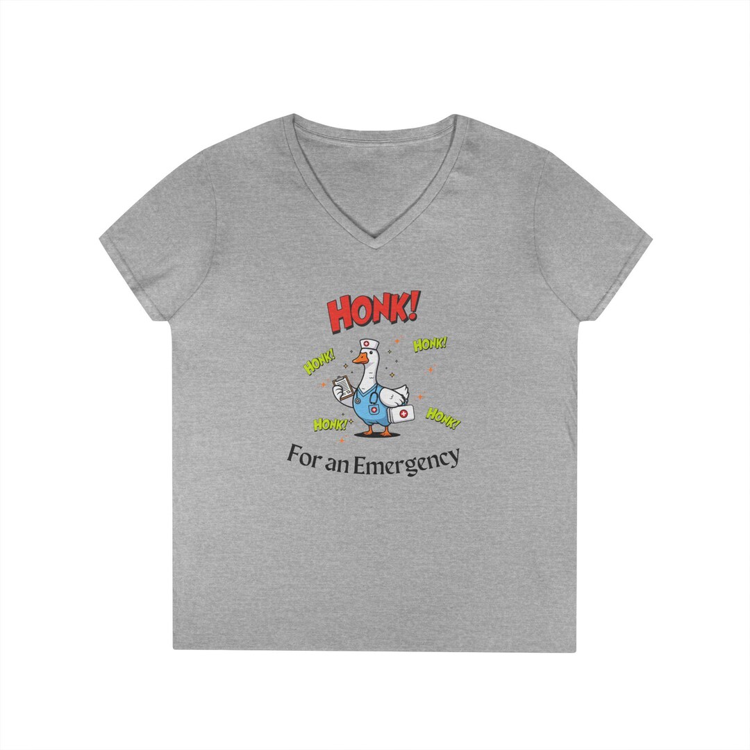 Honk! Duck Cartoon for an Emergency T-shirt | Funny Medical Tee - Etsy