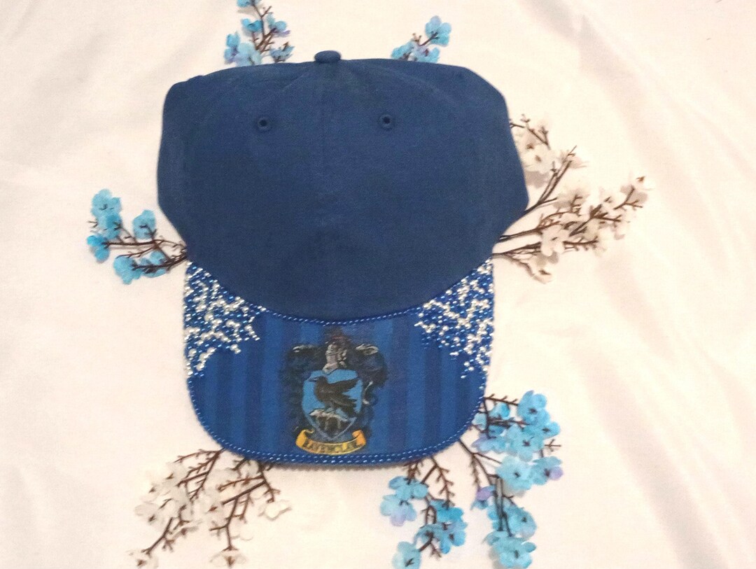 Adjustable Blue Wizard House Baseball Cap - Etsy