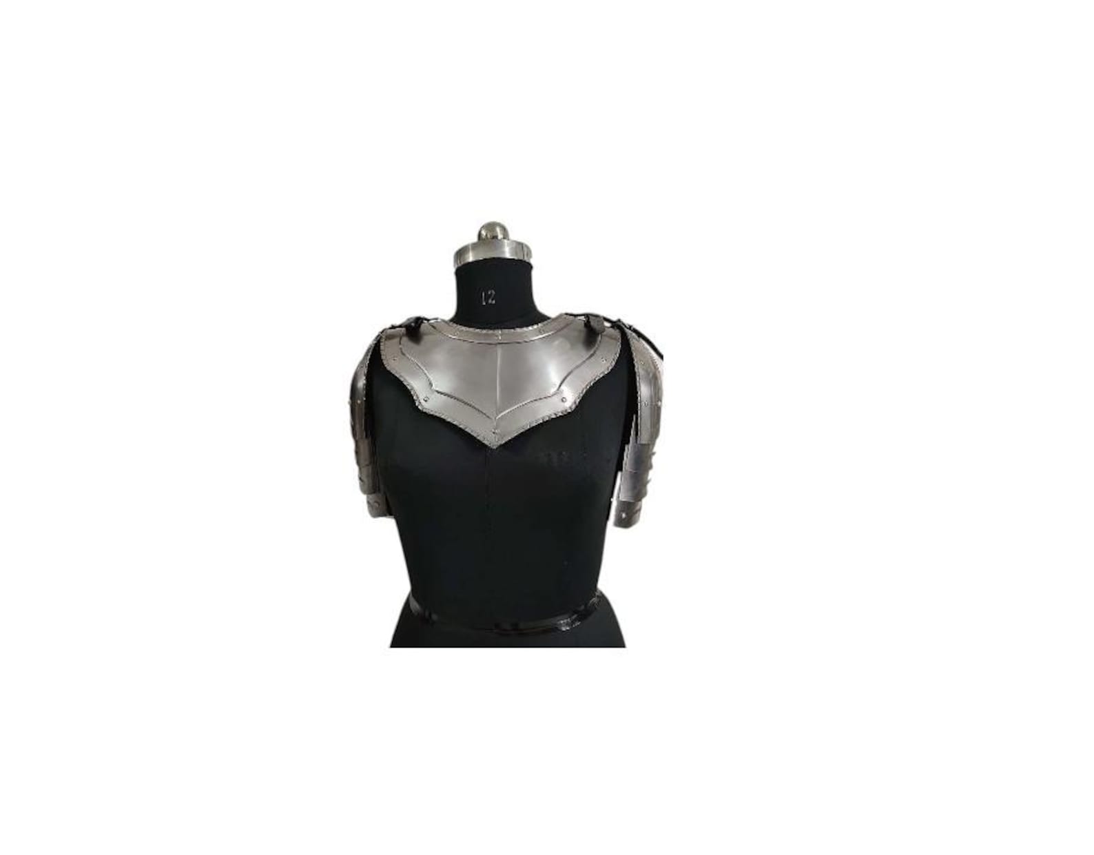 Medieval Steel Gorget With Pauldrons: Viking Armor Shoulder Guard Set ...