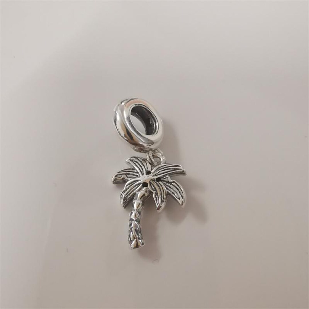 Pandora Sterling Silver Palm Tree & Coconuts Charm - Etsy