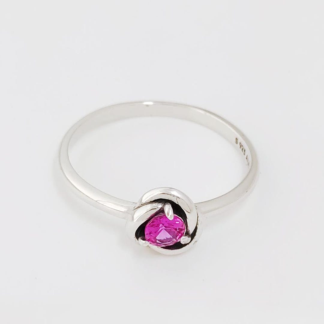 Pandora 925 Sterling Silver October Birthstone Eternity Circle Ring - Etsy