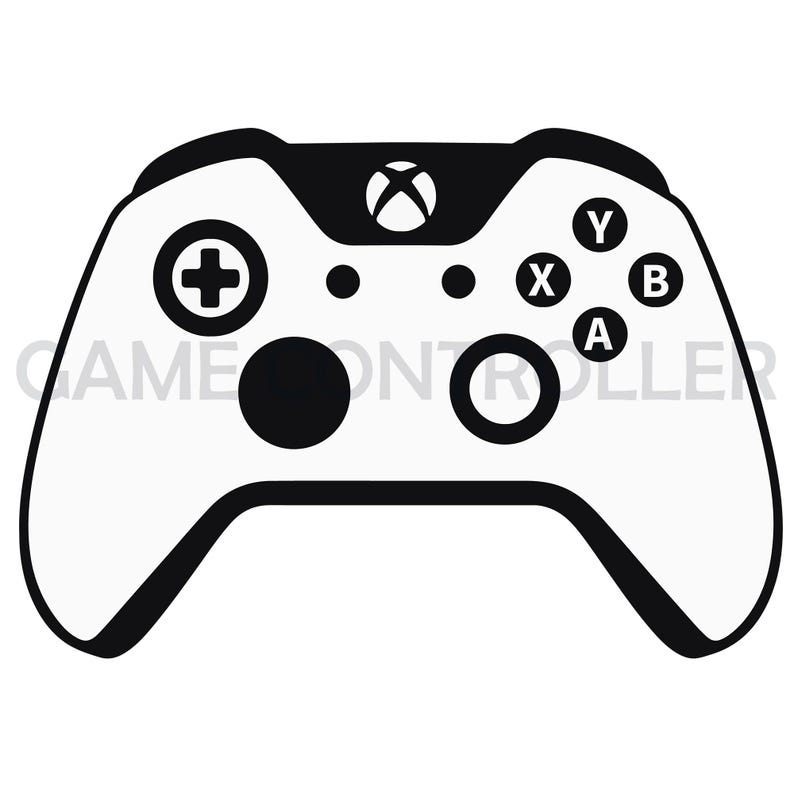 XBOX Controller Ai,svg,png,pdf,eps,dxf | Gamer Clipart | Joystick ...