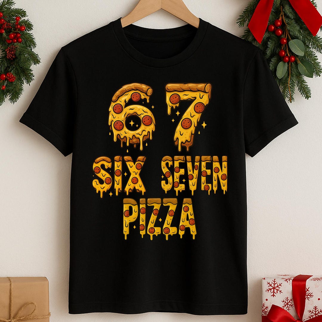 Six Seven Pizza PNG Bundle,cheesy Designs,sublimation Clipart, Melted ...